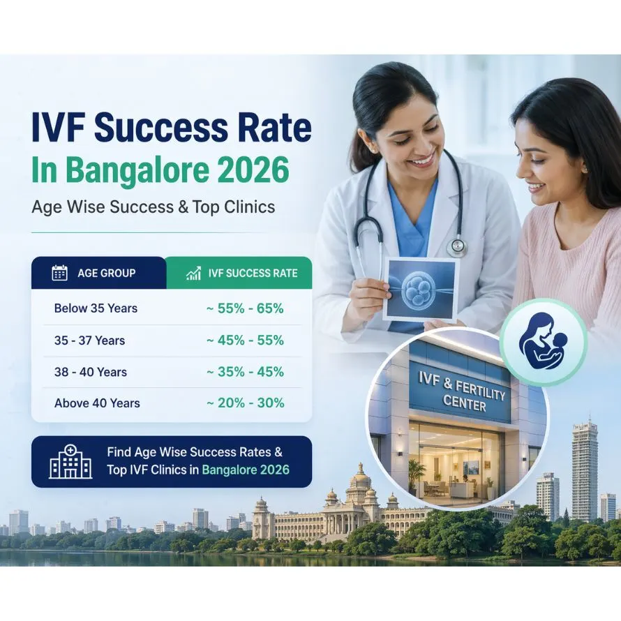 IVF Success Rate In Bangalore 2026 - Age Wise Success & Top Clinics